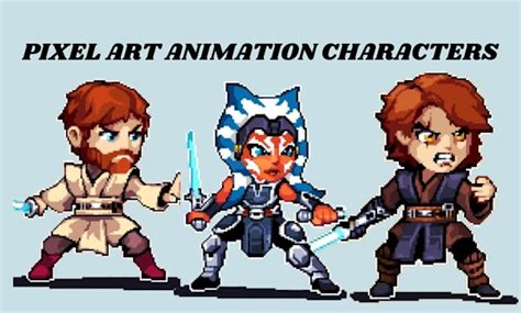 Create Pixel Art Animationpixel Art Charactersprite Sheet8 Bit For