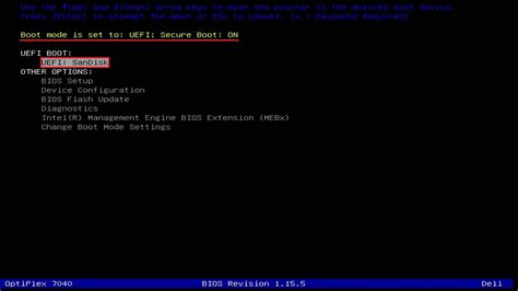 attempting to boot from usb device nimfaebooks