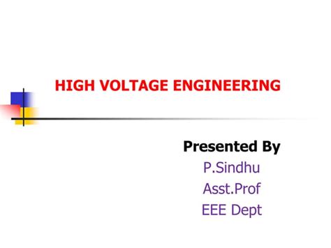 Protection Against Overvoltages In Power System Ppt
