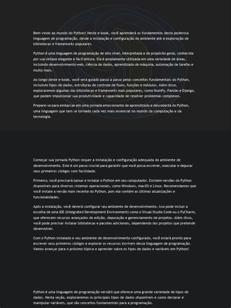 Introdução Ao Python Pdf Pdf Python Linguagem De Programação Controle De Fluxo