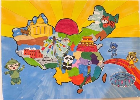 祖国地图有多美简笔画（漂亮10张） 简笔画图片大全