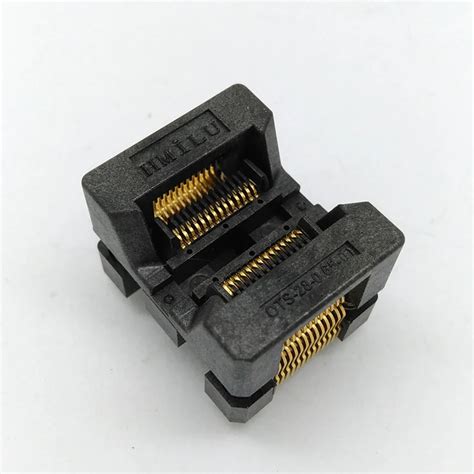 Free Ship SSOP28 TSSOP28 IC Test Socket Pitch 0 65mm 4 4mm Adapter