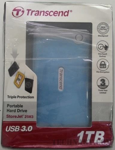 Transcend Storejet M Review Tb Portable Hard Drive