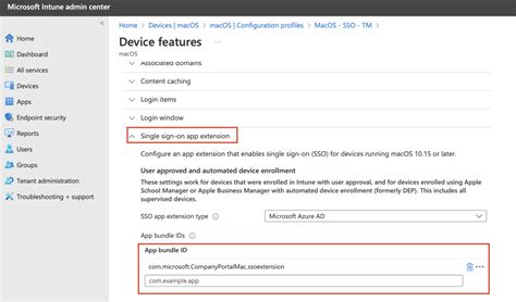 Configure Sso With Intune On Corporate Macos Devices Poem To Mdm