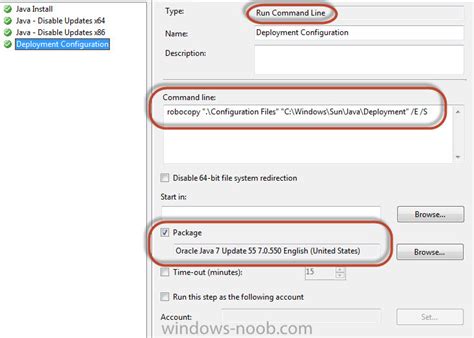 robocopy run command from task sequence configuration manager 2007 windows