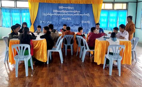 မိုင်းဆတ်မြို့၊ လူထုအခြေပြုဗဟိုဌာန၌ စစ်တုရင်ပြိုင်ပွဲနှင့် ဆေးရောင်ခြယ
