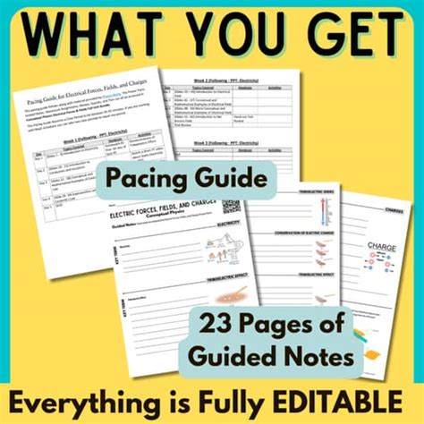 Electricity Forces And Fields Ppt Conceptual Physics Full Unit Bundle Ngss