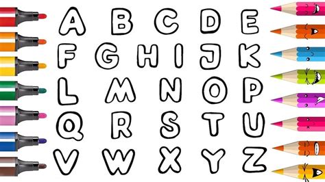 15 Beau De Lettre De Lalphabet à Colorier Photos Coloriage Coloriage