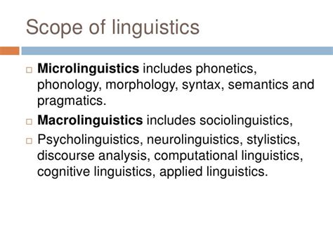 Introduction To Linguistics Lec 1