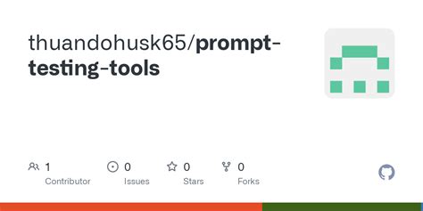 GitHub Thuandohusk Prompt Testing Tools