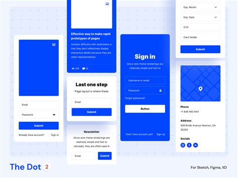 The Dot 2 Wireframe Ui Kit By Ruslanlatypov For Ls Graphics On Dribbble