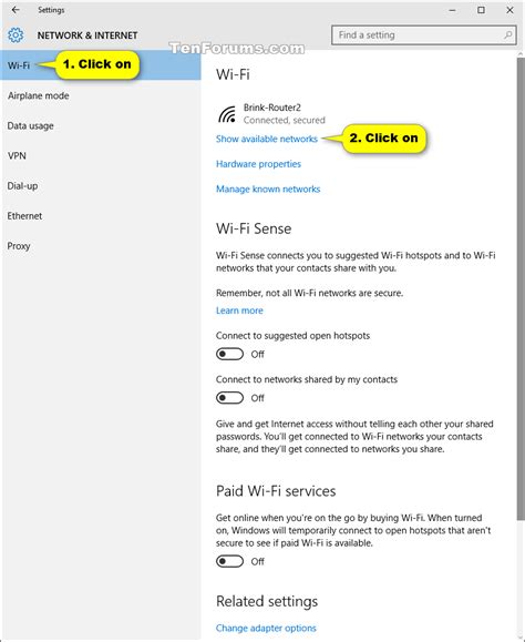Connect To Wireless Network In Windows 10 Tutorials
