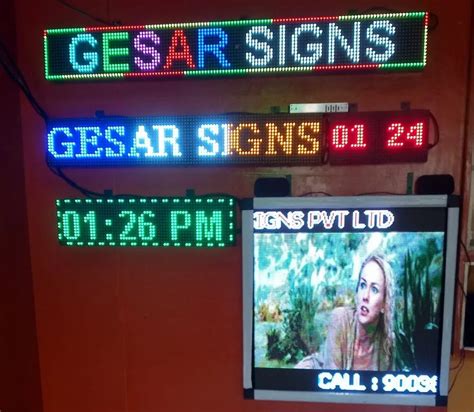 Scrolling LED Display Board Wall Mounted At Sq Ft In Kumbakonam ID