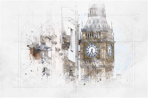 Watercolor Sketch Photoshop Effect Add Ons Graphicriver