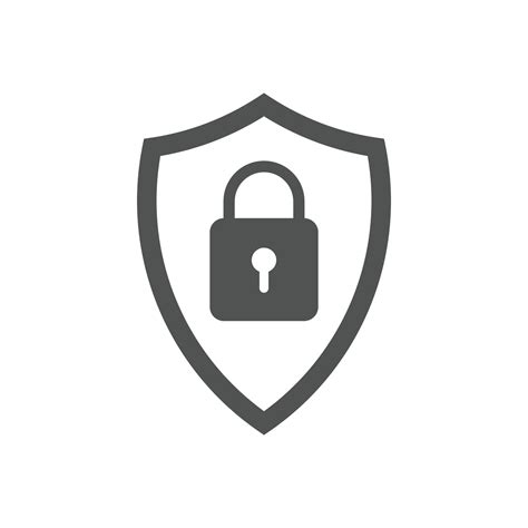 Network Protection Icons Lock Security Shield Icon 11052801 Vector Art At Vecteezy