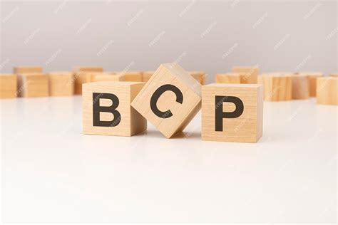 Premium Photo Bcp Short For Business Continuity Plan Word Concept On Wooden Blocks Text Letters