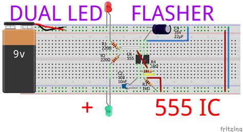 First Project In Eagle — 555s Flasher By J3 Jungletronics Medium