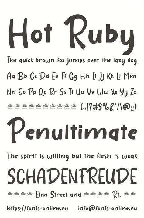 Hot Ruby Font