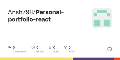 Github Ansh798personal Portfolio React