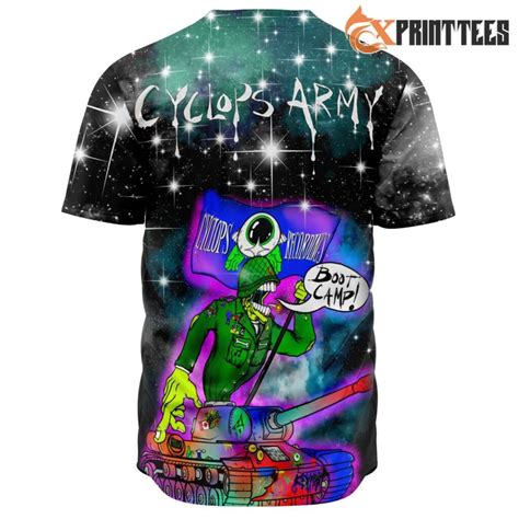 Subtronics Tour Cyclops Army Space March Acid Psychedelic Jersey Edm Festival Outfits For Guys