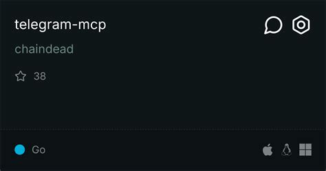 Schema Telegram Mcp Glama