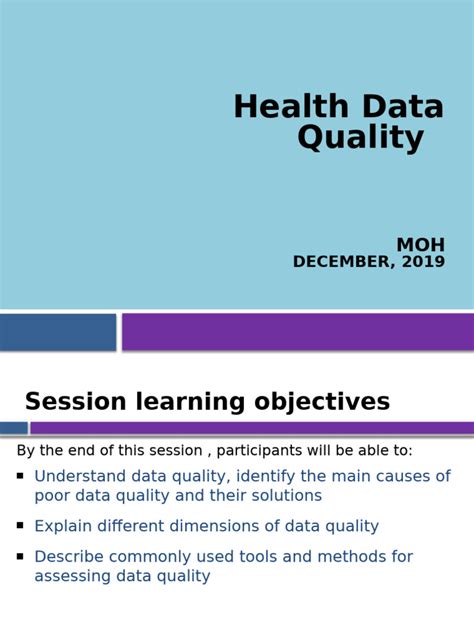 Health Data Quality Ppt Interns Pdf
