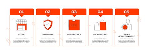 쇼핑 및 소매 관련 프로세스 인포그래픽 템플릿 프로세스 타임라인 차트 선형 아이콘이 있는 워크플로 레이아웃 0명에 대한 스톡 벡터 아트 및 기타 이미지 Istock