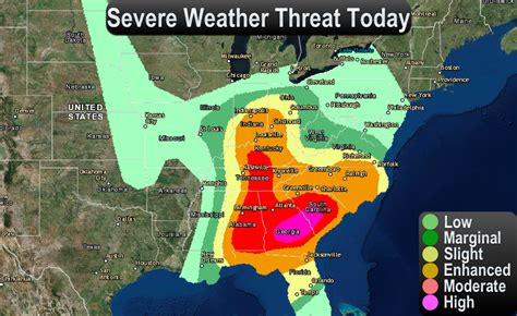 Severe Weather Threat Upgraded To High Life Threatening Severe