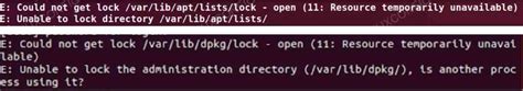 How To Fix E Could Not Get Lock Var Lib Dpkg Lock Error In Ubuntu