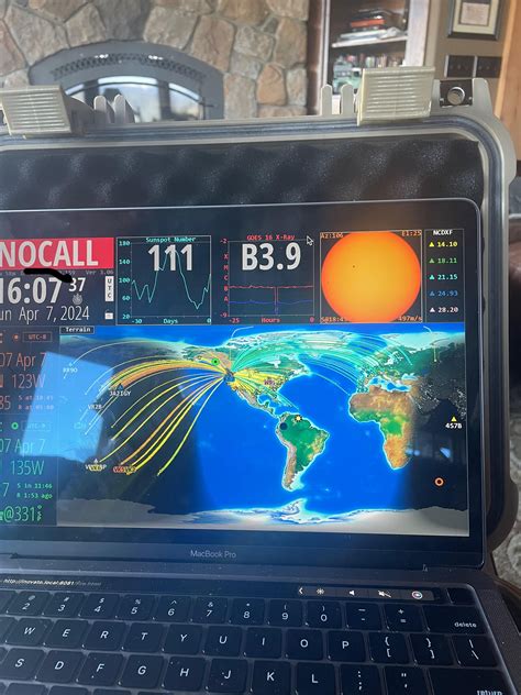 How Do I Remove The Projecting Lines On The Map On Hamclock Im Not Sure What Theyre Called