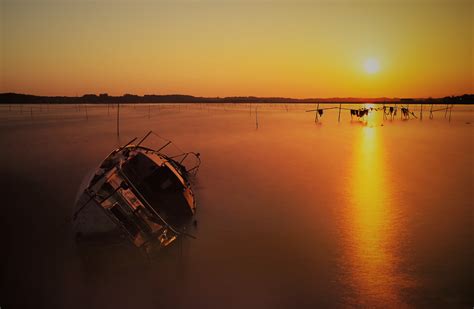 A Wreck On Hinuma Lake By Takashi Otsu 500px