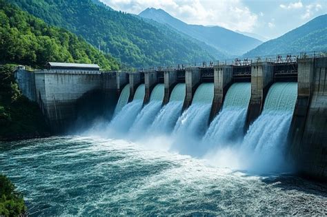 Analyzing Hydropower Environmental Impacts Ar Generative Ai Premium Ai Generated Image