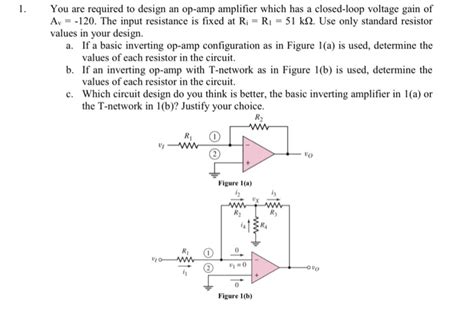 Solved You Are Required To Design An Op Amplifier Chegg Com