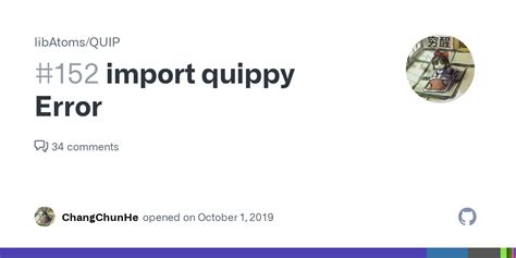 Import Quippy Error Issue LibAtoms QUIP GitHub