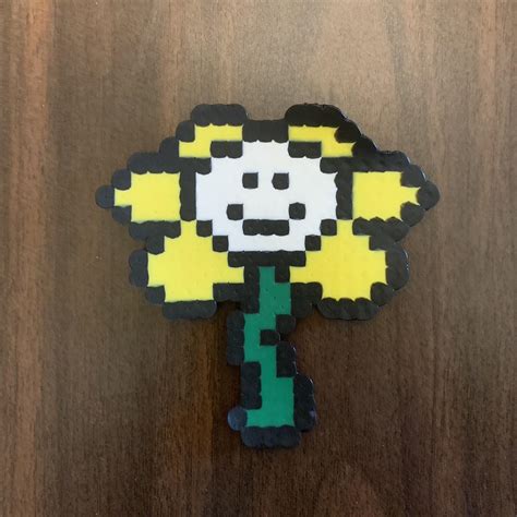Flowey From Undertale Perler Bead Sprite Handmade Depop