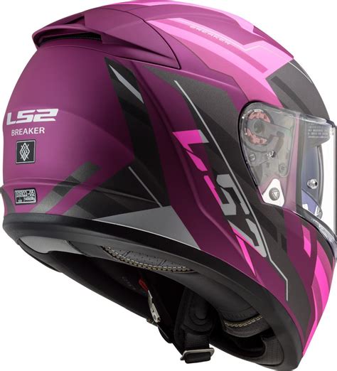 Casco Integral Ls2 Mujer Breaker Beta Purpura Mate Ff390 Tienda Moto