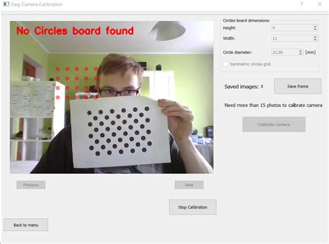 Camera Calibration With Circlesgrid Opencv Qanda Forum