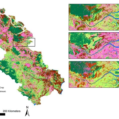 Classified Image For Riau Jambi And South Sumatra Using Our Combined