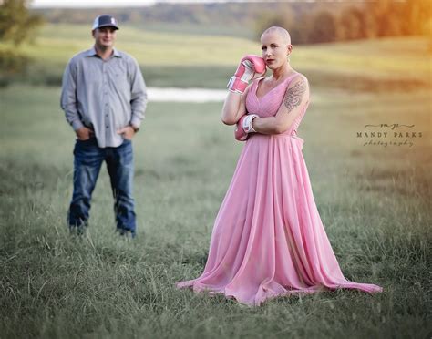 Husband Shaves Wife S Hair In Breast Cancer Photoshoot Popsugar Love