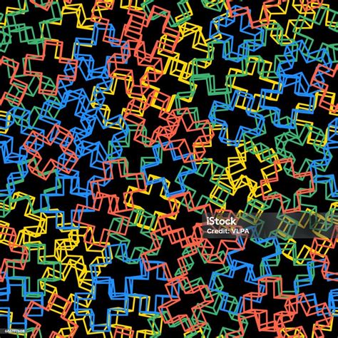 벡터 3d 십자가 또는 더하기 기호의 완벽 한 패턴입니다 흩어져 하 고 무작위로 회전 3d 모양입니다 편집 가능한 스트로크 너비입니다 클리핑 마스크 사용입니다 3차원 형태에