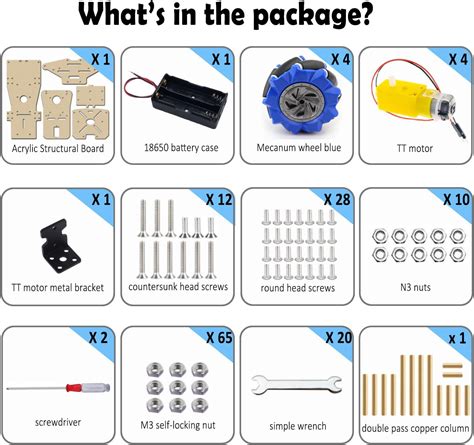 4wd Mecanum Wheel Smart Car Robot Chassis For Australia Ubuy