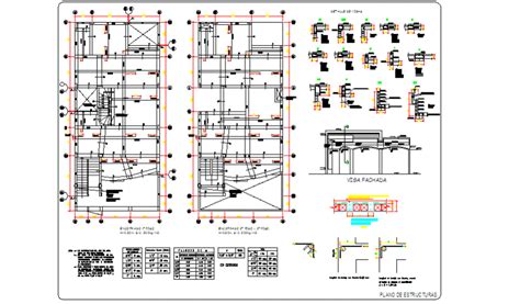 Hotel Building Structure Detail Plan And Elevation 2d View Layout Autocad File Artofit