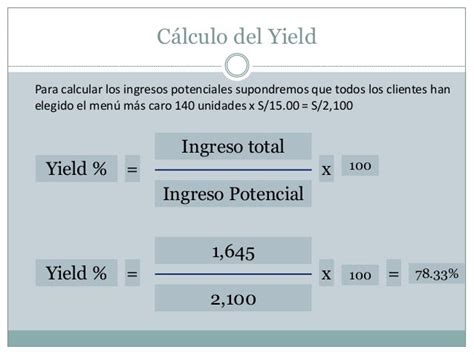 Como Calcular El Yield De Calidad Catalog Library