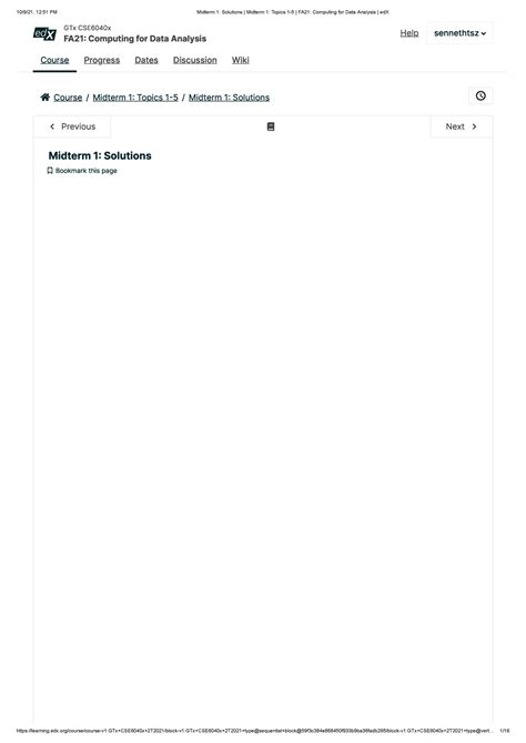 Midterm 1 Solutions Midterm 1 Topics 1 5 Fa21 Computing For Data