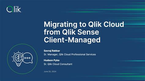 Stt Migrating To Qlik Cloud From Qlik Sense Client Managed Youtube