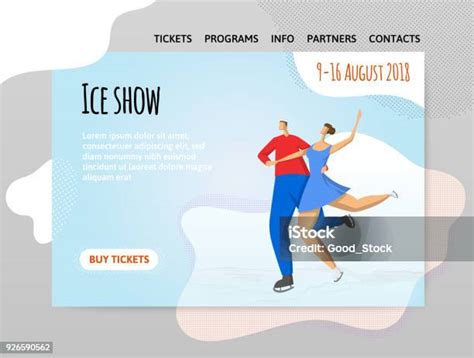 쌍 피겨 스케이팅 아이스 댄싱입니다 남자와 여자 추상 평면 스타일 스포츠 사이트 배너 또는 포스터의 디자인 서식 파일 벡터