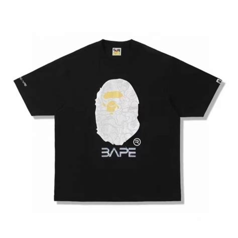 Nova Camiseta Bape Gola Redonda Masculina E Feminina Casual De Manga