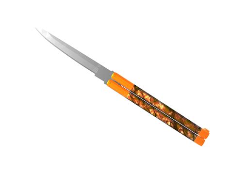 Butterfly Knife With Golden Handle Pattern Cutting Knife Pattern
