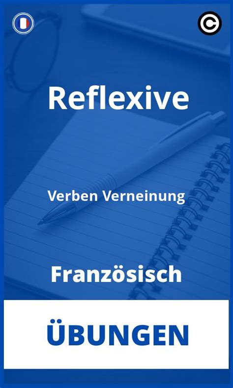 Passe Compose Reflexive Verben Übungen Pdf Französisch