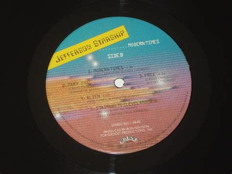 Jefferson Starship Modern Times Vinyl Record Album Vintage Classic